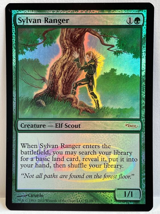 Magic The Gathering - Sylvan Ranger (Promo) (Neu (gemäss Beschreibung ...