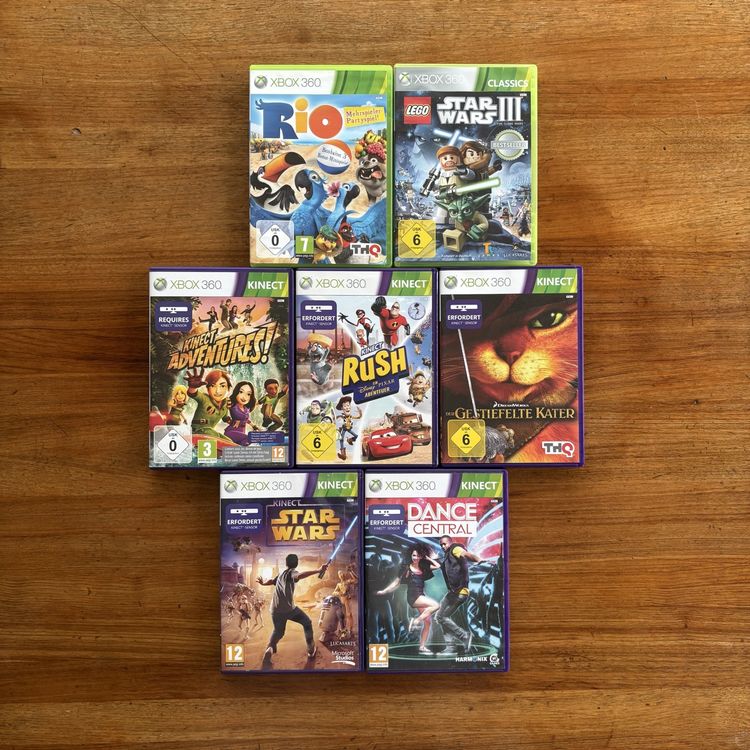 Xbox 360 Kinect Spiele