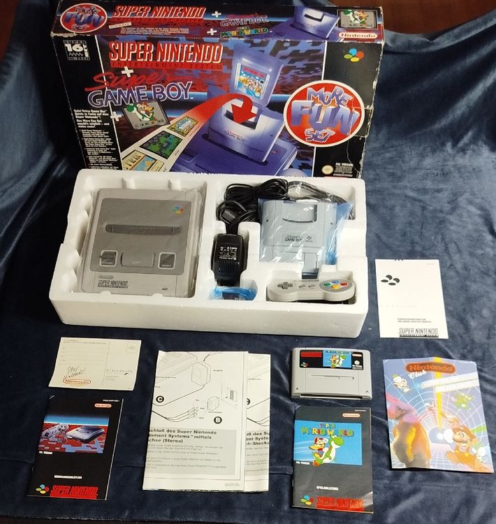 SNES Konsole + Gameboy - More Fun Set - OVP (Gebraucht) in Brunnen für ...