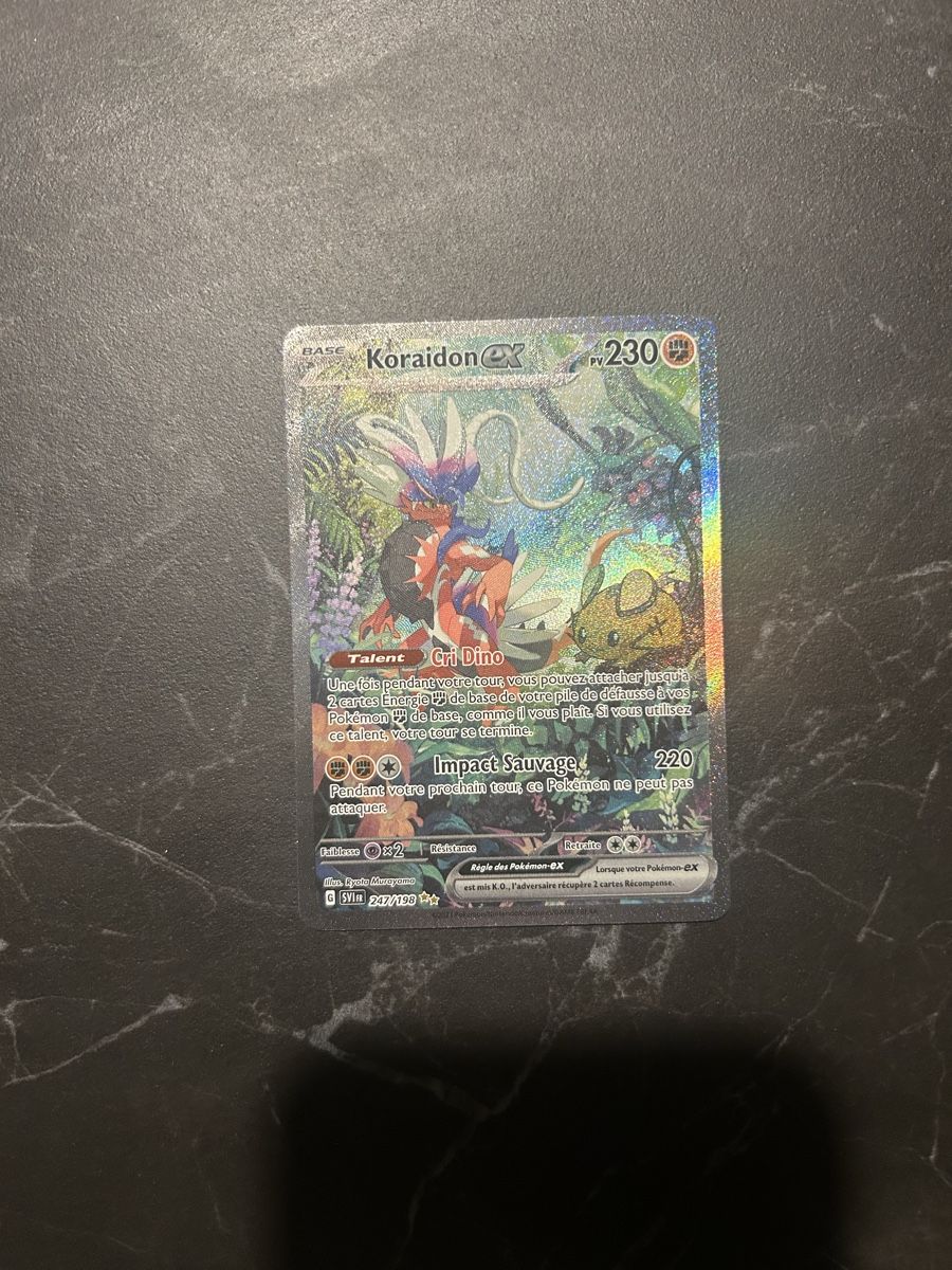Carte Pokémon Koraidon EX 247/198 (Neuf (Voir description)) à Echallens ...