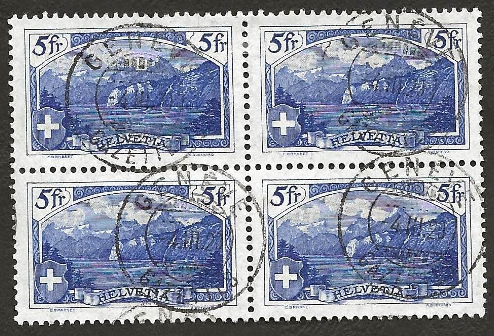 Schweiz Viererblock 1914 FM 130 GENÈVE Katalog 325.- | Kaufen auf Ricardo