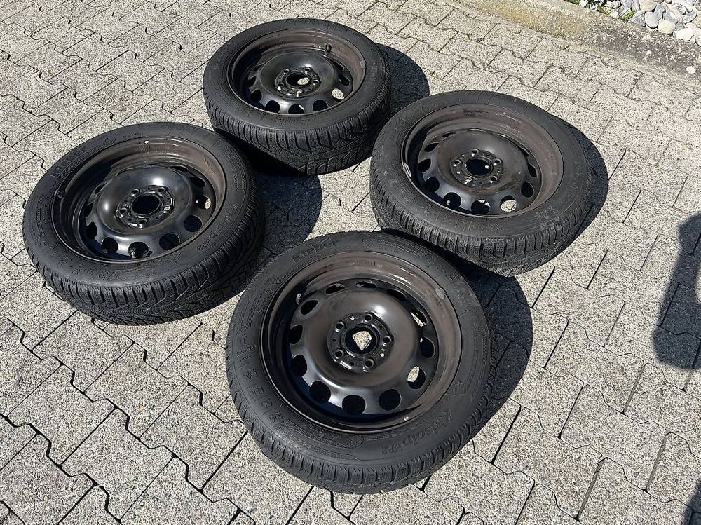Räder Auto 16" mit Winterpneus 195/55 R16 (Gebraucht) in ...