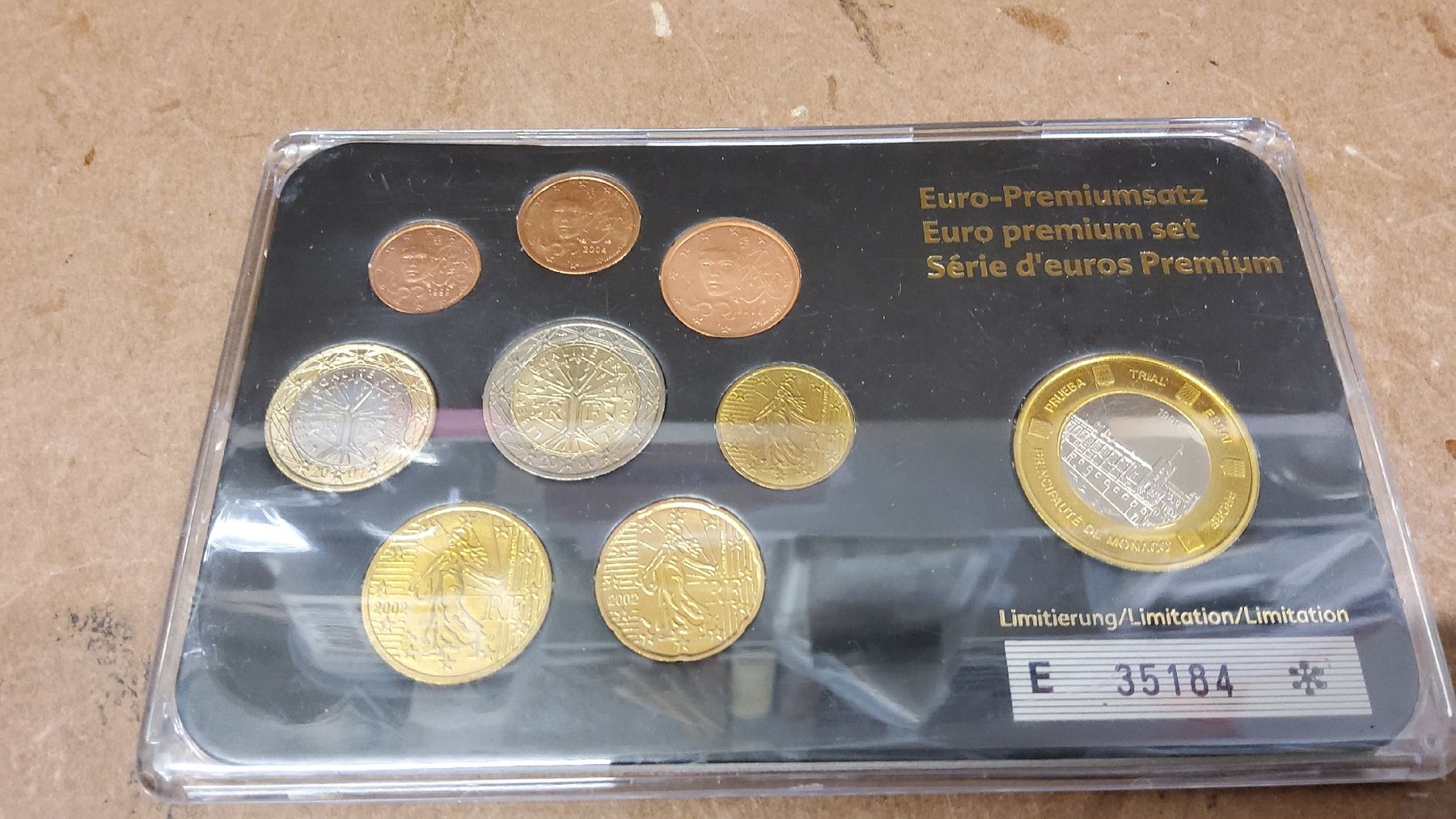 Euro Premium Satz 1999, Prägestätte F, Monaco (Neu (gemäss Beschreibung ...