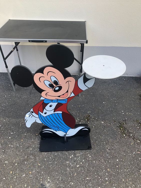 Mickey-Mouse-Panel aus Holz mit Sockel | Kaufen auf Ricardo