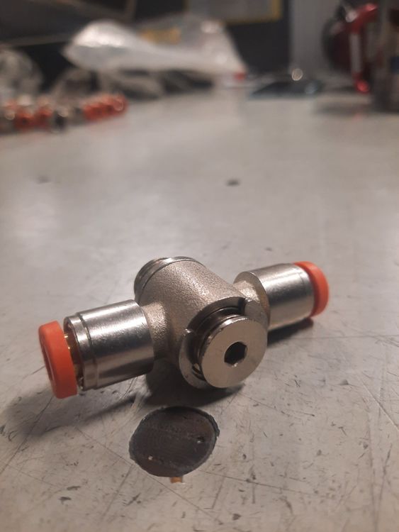 Pneumatik Verteiler Dm 6 - BREV MW - Messing vernickelt | Acheter sur ...