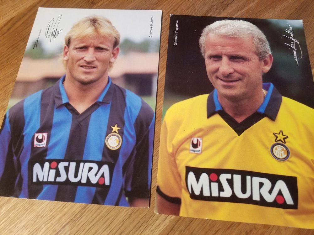20 Autogrammkarten Inter Mailand 1990/91 | Kaufen auf Ricardo