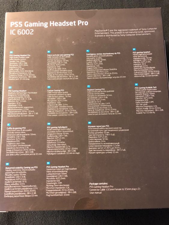 ISY PS 5 Gaming Headset Pro (Neu und originalverpackt) in Münchenstein ...