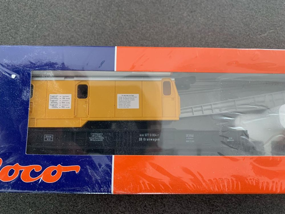 ROCO 46331 DB Kranwagen "neuwertig" (Neu (gemäss Beschreibung)) in ...