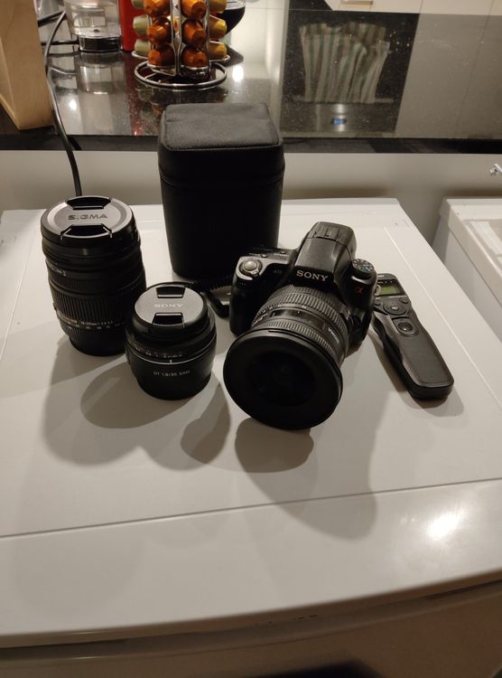 Sony Alpha 35 Spiegelreflexkamera + Objektive (Gebraucht) in Auenstein ...