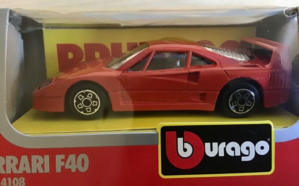 Bburago Ferrari F40 4108, DIE CAST Vintage, 1:43 | Kaufen auf Ricardo