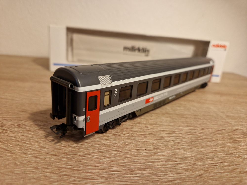 Märklin 4369 Schnellzugwagen Euro City SBB 2.Kl H0 OVP NEU (Neu und ...