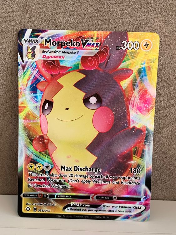 Morpeko VMAX ENG Shining Fates Pokemon 038/072 (Gebraucht) in für CHF 3 ...