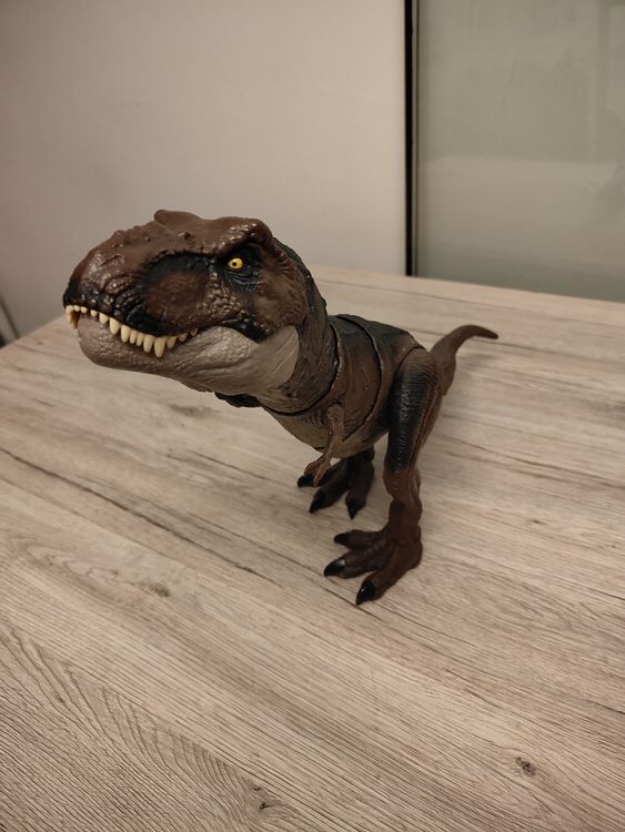 Jurassic World Dinosaurier mit Geräusch, Mattel T-Rex Sound (Gebraucht ...