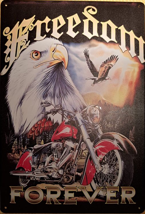 Blechschild Freedom Forever | Kaufen auf Ricardo