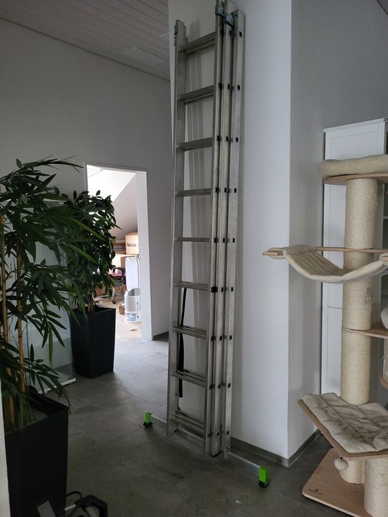 CLASSIK Mehrzweckleiter Anlege-Steh-oder Schiebeleiter Alu (Gebraucht ...