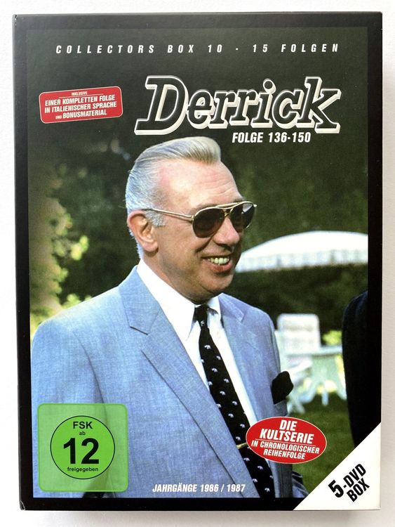Derrick - Collector's Box Vol. 10 (Folge 136-150), 5 DVDs (Gebraucht ...