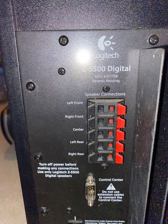 Logitech z-5500 surround sound System | Kaufen auf Ricardo