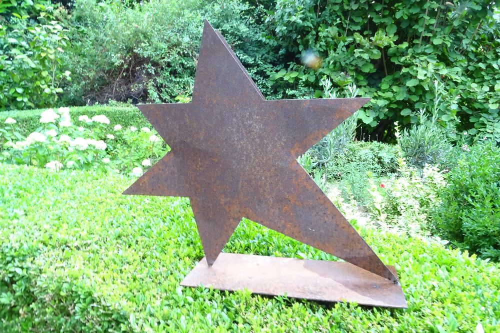 Etoile fer rouillé métal fleur Stern-Blumengarten aus Metall (Gebraucht) in Lugnorre für CHF 9 ...