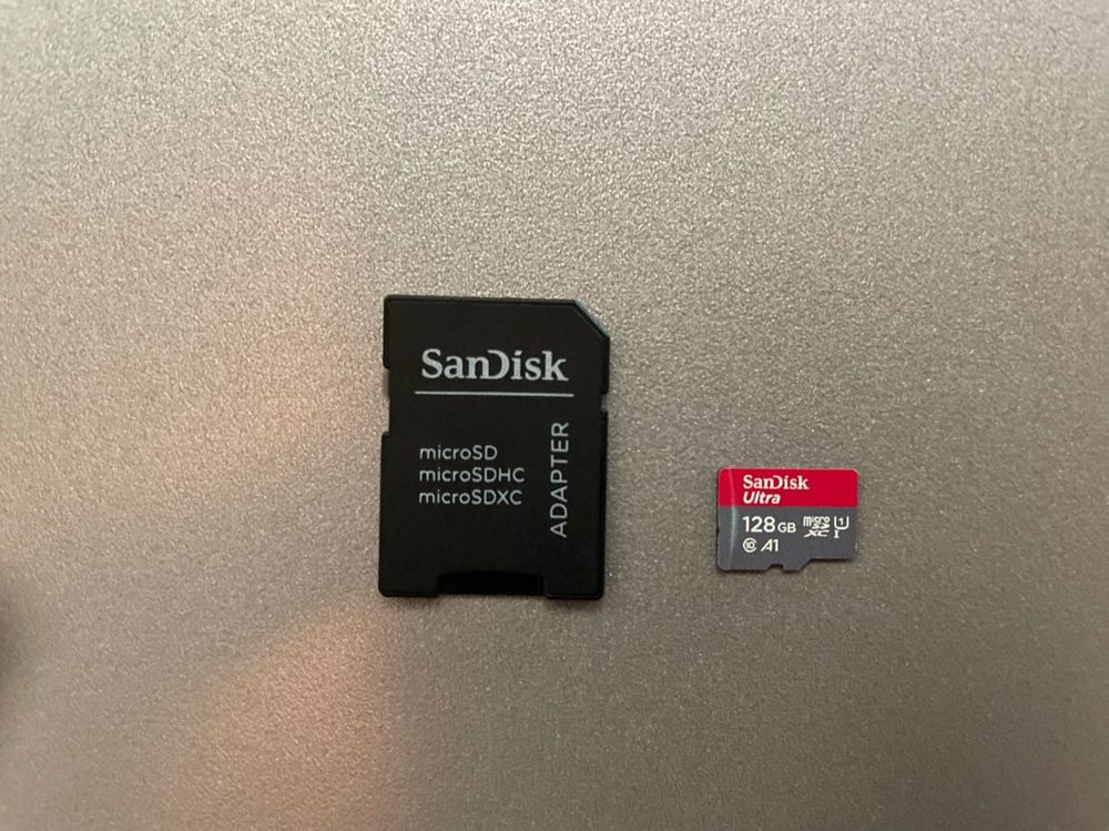 SanDisc Ultra MicroSD mit Adapter 128 GB, neuwertig | Kaufen auf Ricardo