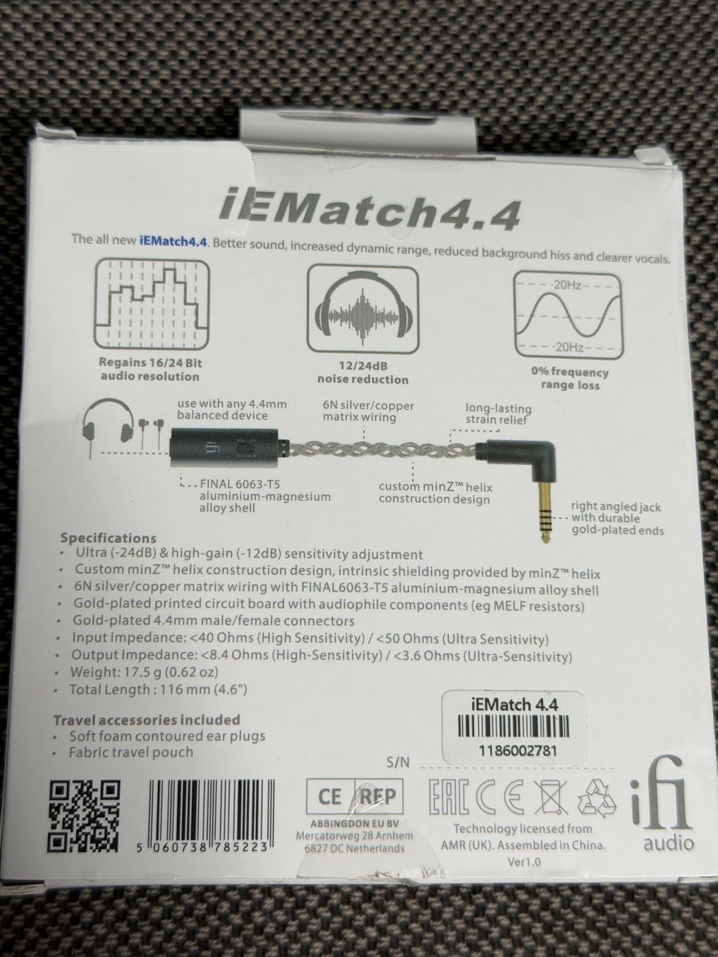 ifi Audio iEMatch für 4,4mm Kopfhörer/IEM (Gebraucht) in Riehen für CHF ...