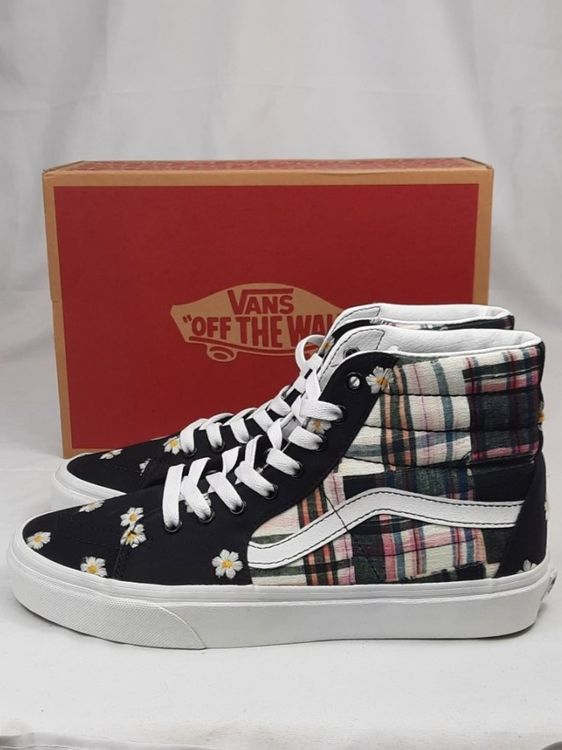 VANS Sk8-Hi Floral Plaid Patchwork Sneaker Gr. 39 (Neuf avec emballage ...