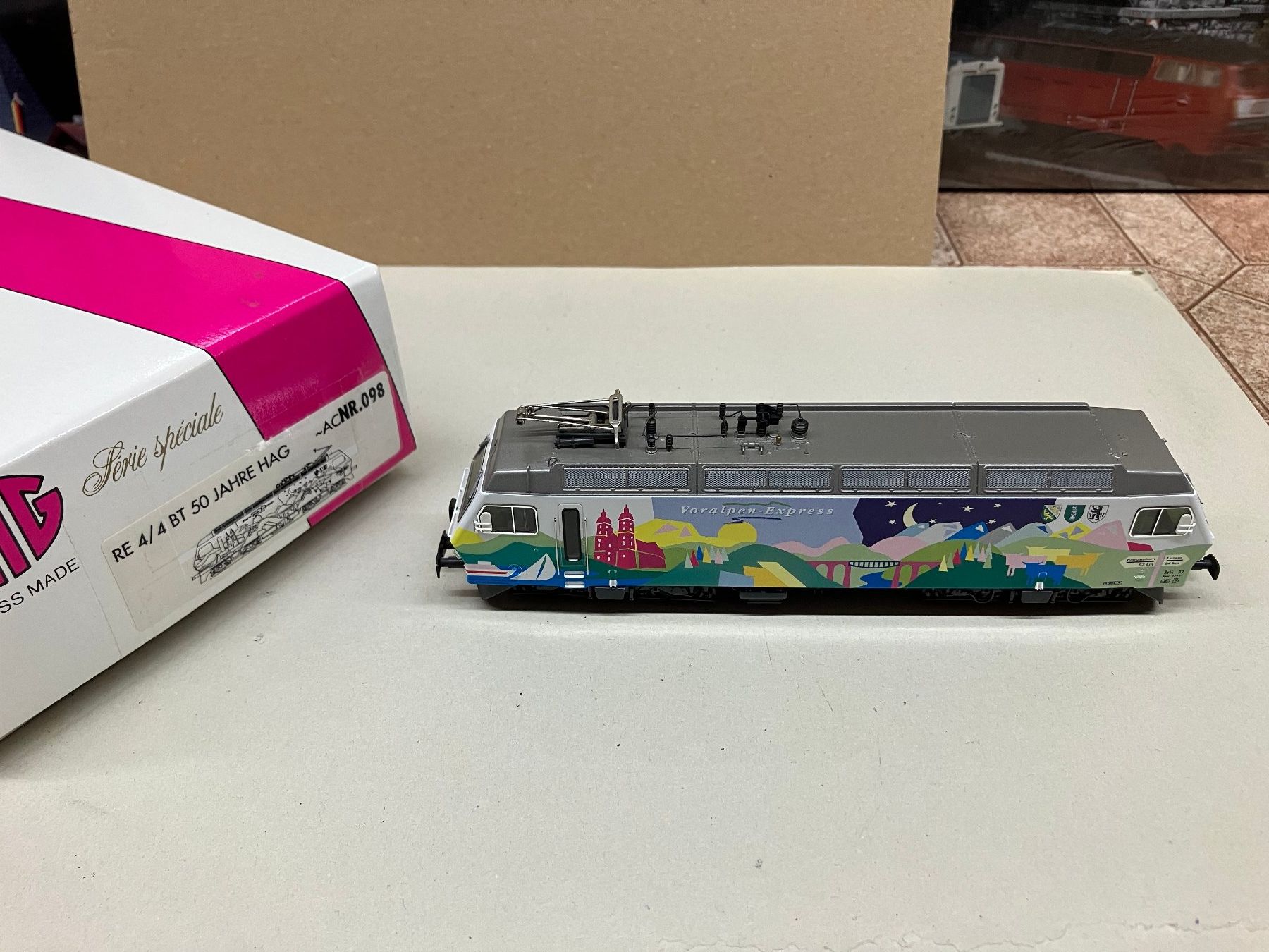 Hag 098 BT Re 456 "Voralpen-Express", H0 WS AC Analog (Gebraucht) in ...