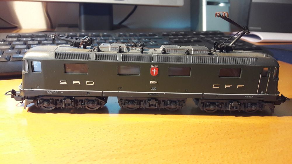 LIMA SBB Re 6/6 11604, Faido, grün, DC analog (Gebraucht) in Frick für CHF 49 – mit Lieferung ...