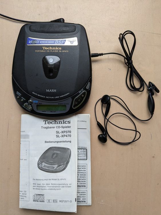 Technics Tragbarer CD- Spieler SL-XP470 / Discman Rarität (Gebraucht ...