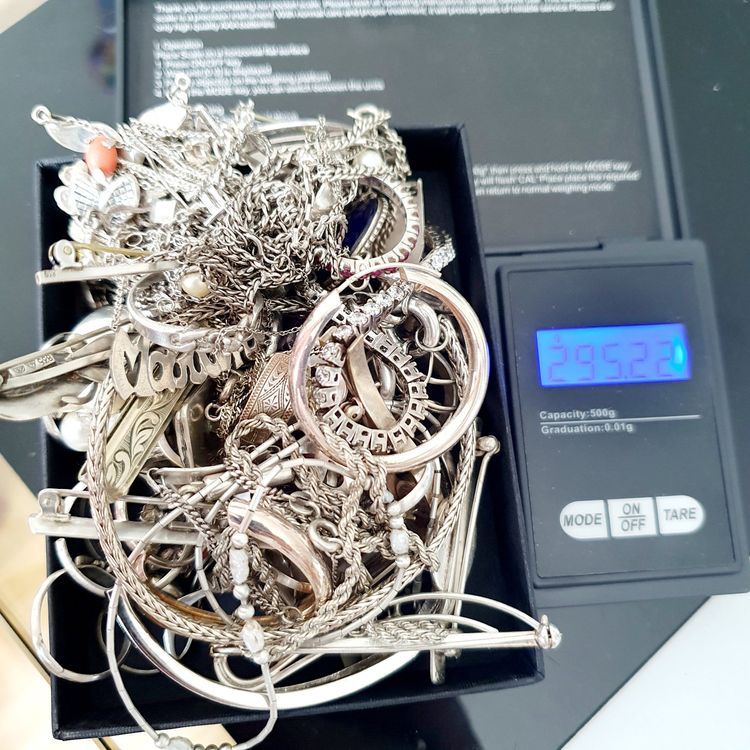 Silber schmuck konvolut ,lot 925/835/800 Silber 295 gram | Kaufen auf ...