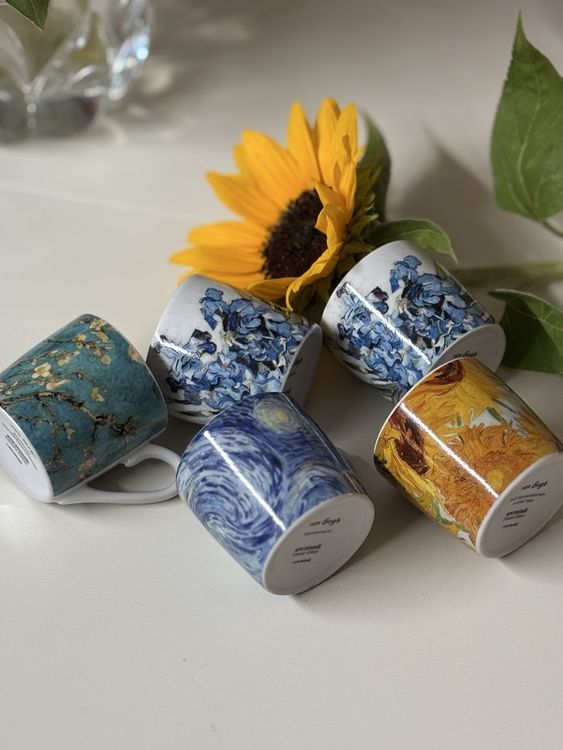 Set (5) Espresso Tassen Van Gogh Motive (Gebraucht) in Basel für CHF 5 ...