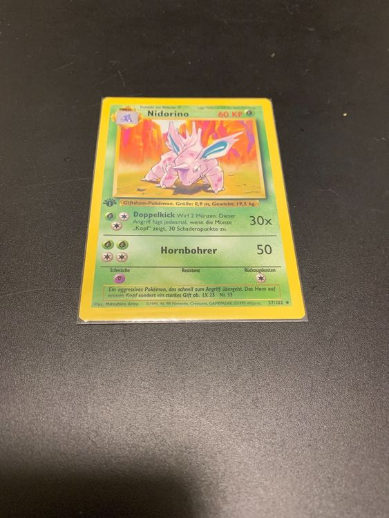 Alte Pokemonkarte 1.Edition 1999 PSA/CGC (Gebraucht) in Gunzwil für CHF ...