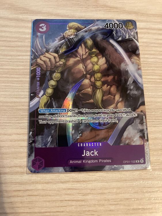 One Piece TCG - OP01-102 - Jack Parallel (Neu (gemäss Beschreibung)) in ...
