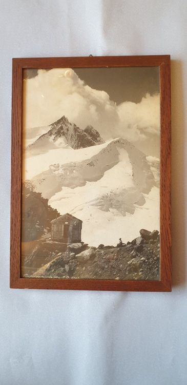 Antikes Foto Finsteraarhornhütte eventuell Emanuel Gyger ? (Gebraucht ...