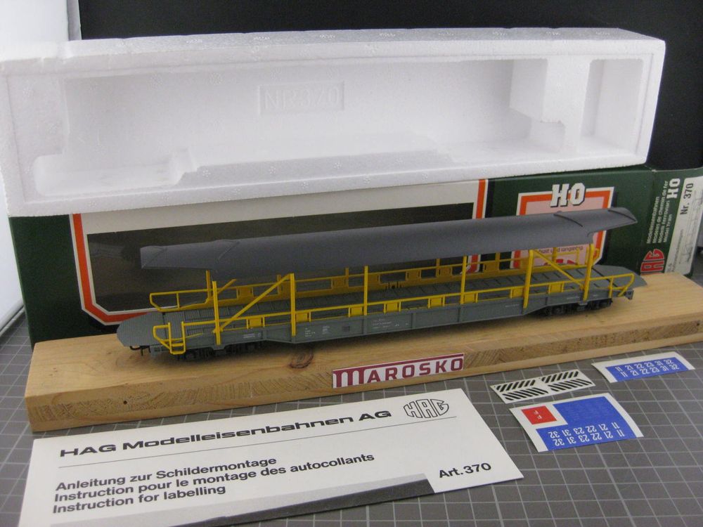 HAG 370 BLS Verladewagen Autozug, mit OVP, . (Gebraucht) in Malters für ...