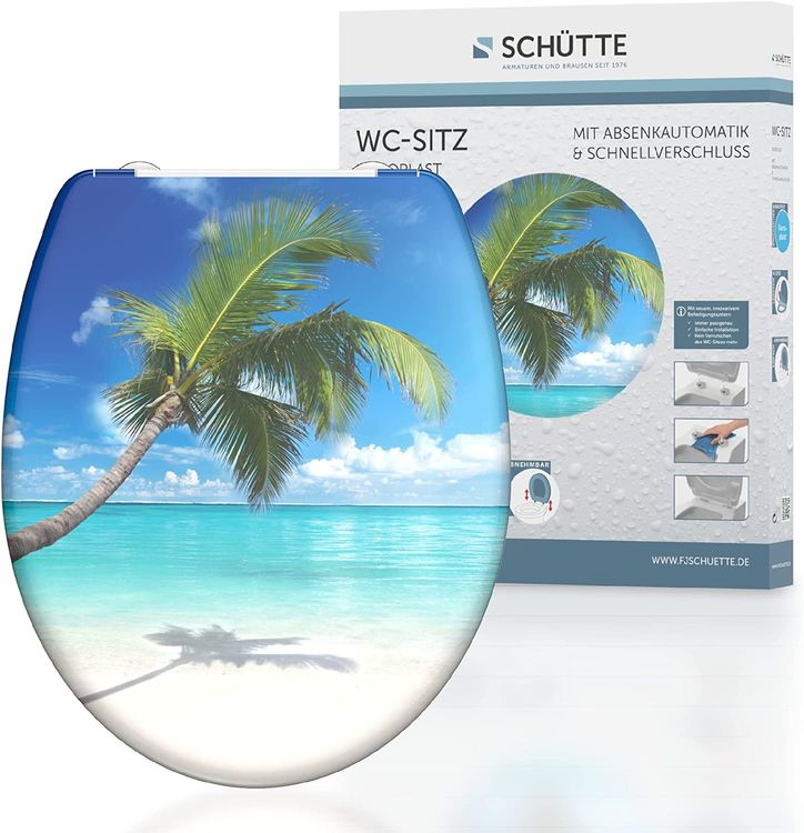 Design WC-Sitz mit Absenkautomatik und Schnellentriegelung (Neu (gemäss Beschreibung)) in ...