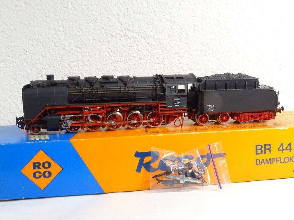 Roco 04126D Dampflok BR44 157, DR, Analog, H0,GS/DC,OVP (Gebraucht) in ...