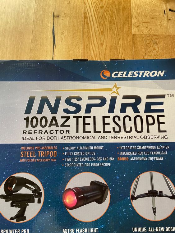 Celestron Inspire 100 AZ telescope | Kaufen auf Ricardo