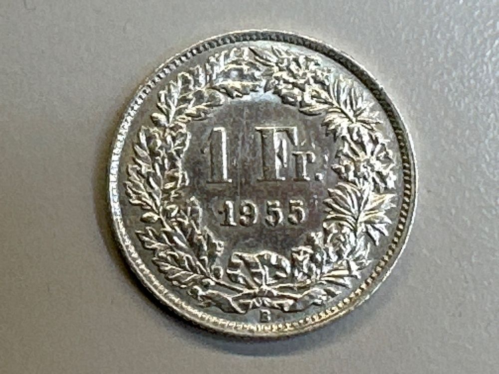 1 Fr. Silber Schweiz 1955 -vz | Kaufen auf Ricardo