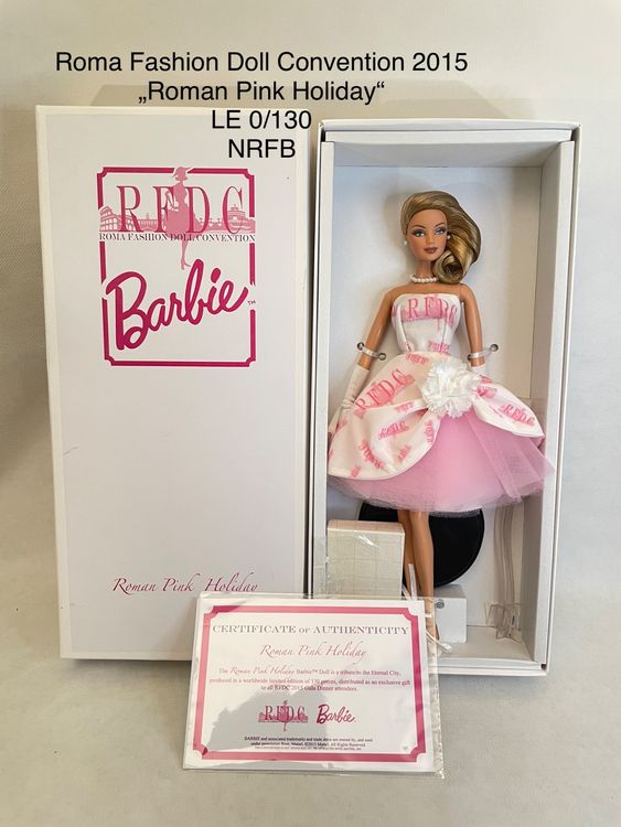 Barbie, Roma Convention 2015, NRFB, “Roman Pink Holiday” (Neu und ...