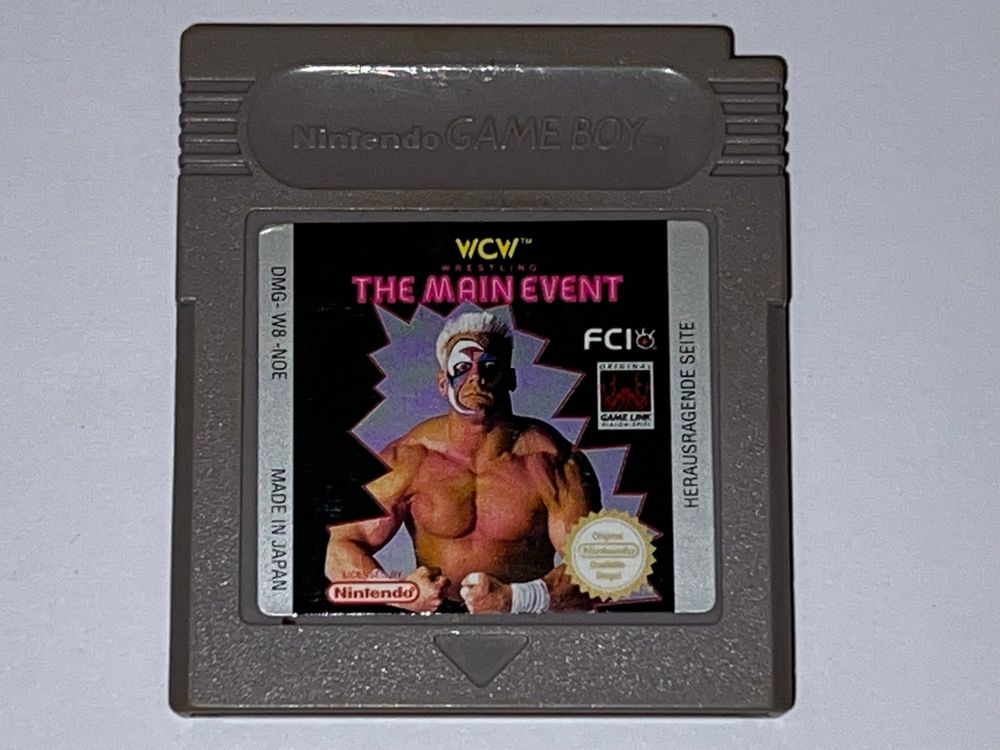 Game Boy Classic (GB) Spiel - WCW: The Main Event - selten (Gebraucht ...