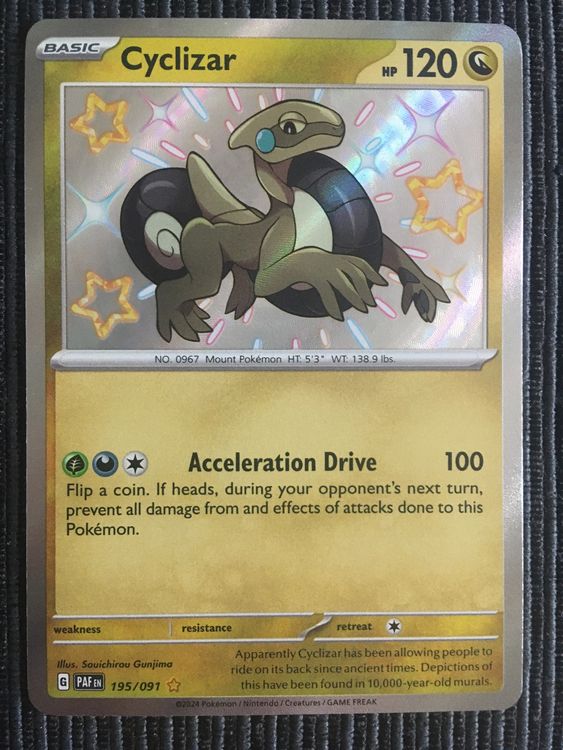Pokemon Cyclizar Shiny Paldean Fates | Kaufen auf Ricardo