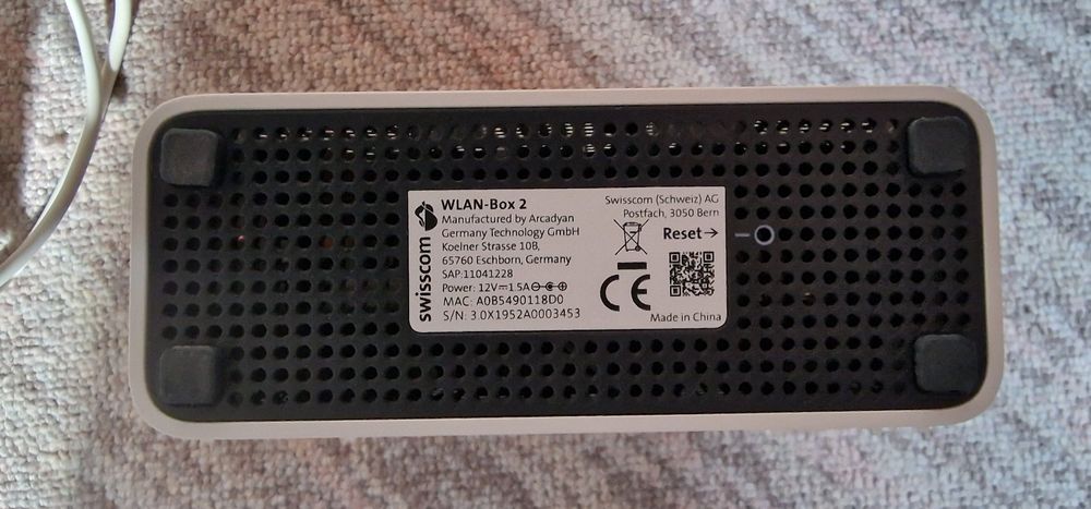 Swisscom WLAN-Box 2 (Gebraucht) in Courgevaux für CHF 50 – mit ...