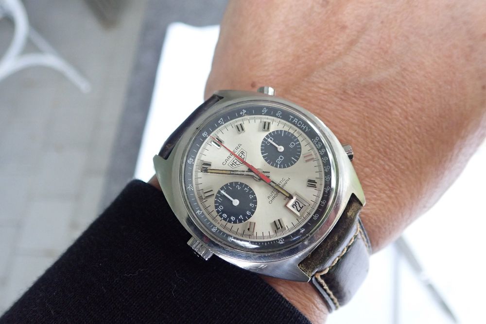 VINTAGE!! HEUER CARRERA CHRONOGRAPH AUTOMATIC CALIBER 12 | Acheter sur ...