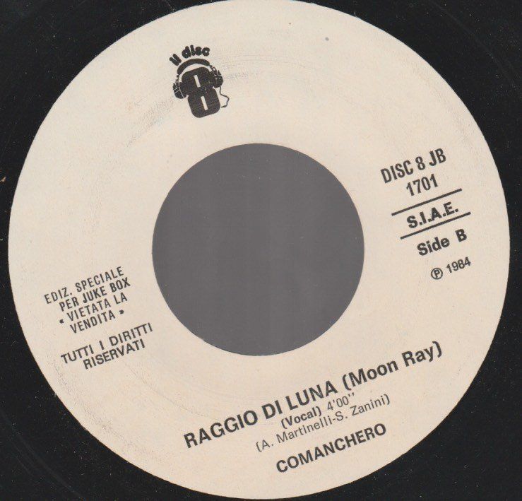 7 " juke box COMANCHERO / SCOTCH RAGGIO DI LUNA ( MOON RAY ) (Gebraucht ...