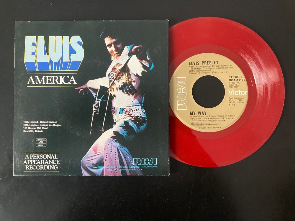 Elvis Presley / Single My Way / Kanada rot (Gebraucht) in Nussbaumen AG ...