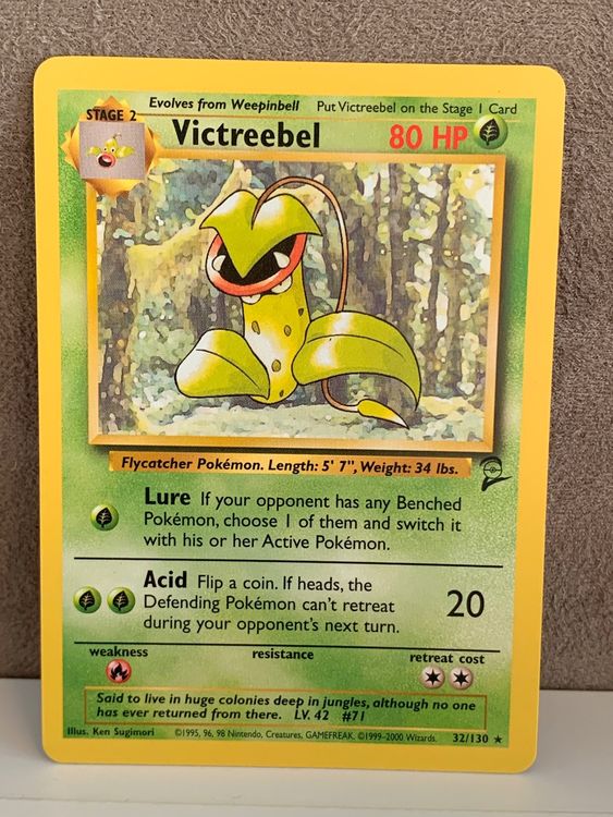 Victreebel Rare ENG Base Set 2 Pokemon 32/130 (Gebraucht) in Fislisbach ...