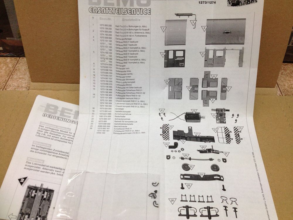 Bemo1274 193 RhB Tm2/2 Bahndiensttraktor (Gebraucht) in Neuendorf für ...
