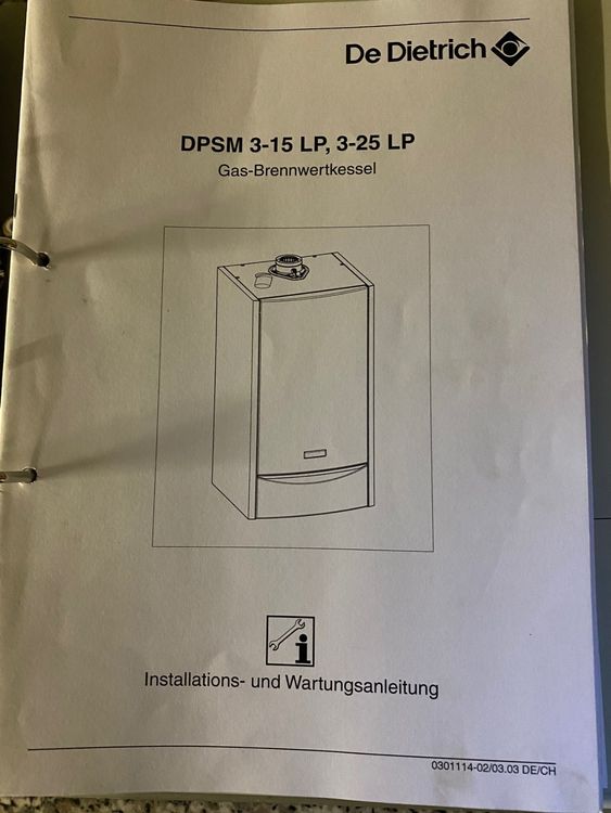 Gasheizkessel - DeDietrich DPSM 11kW | Kaufen auf Ricardo