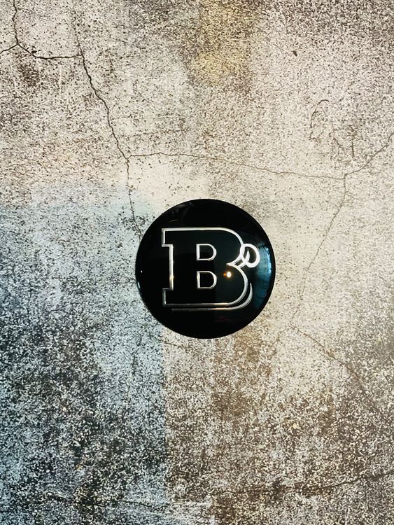 Mercedes Brabus Multimedia Taste Logo Emblem Aufkleber 52mm | Kaufen ...