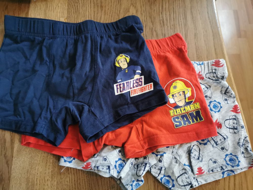 Kinder Boxershorts 122/128 Fireman Sam | Kaufen auf Ricardo